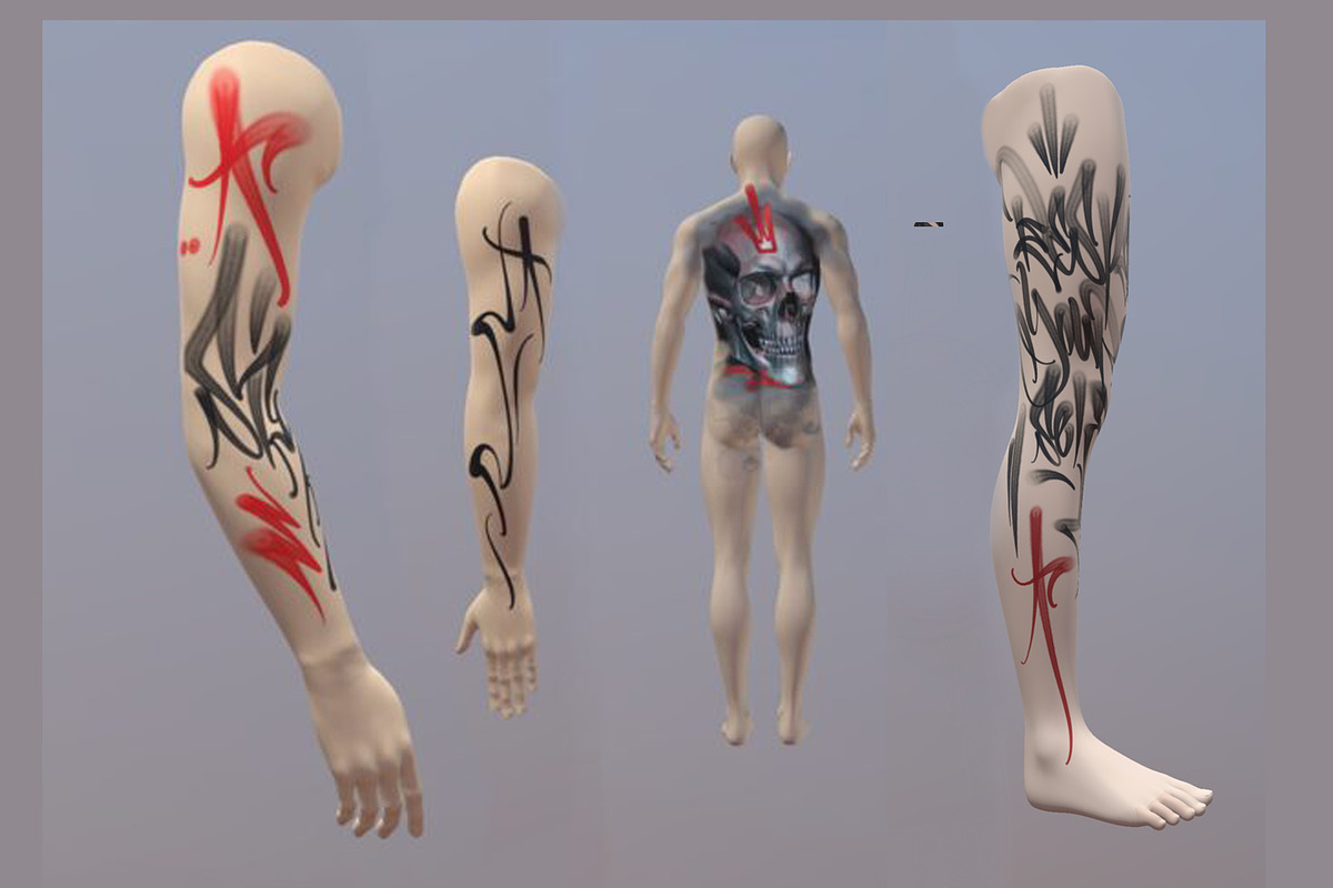 3d Human Body for Procreate