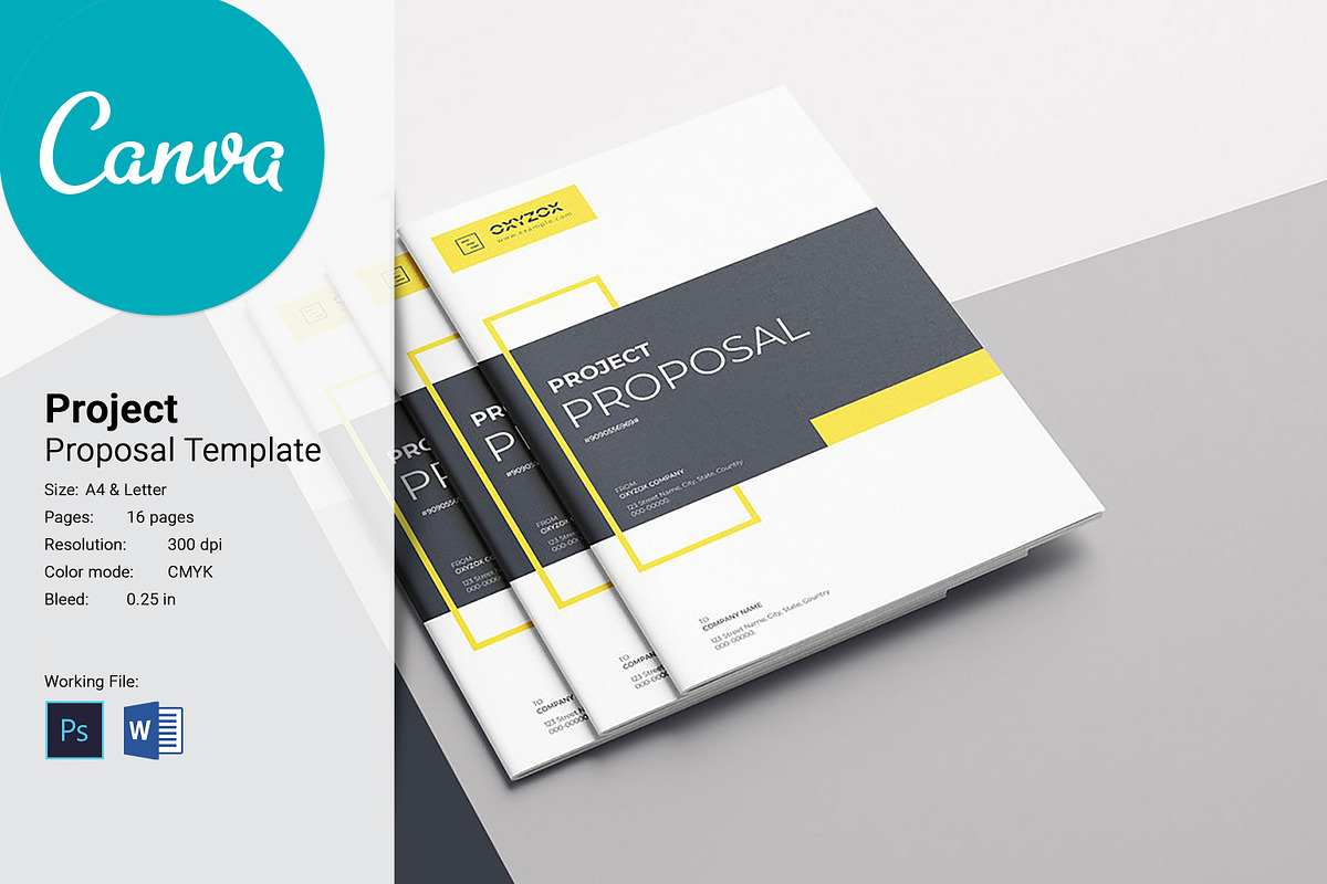 Project Proposal Templates, a Brochure Template by crazyOWL
