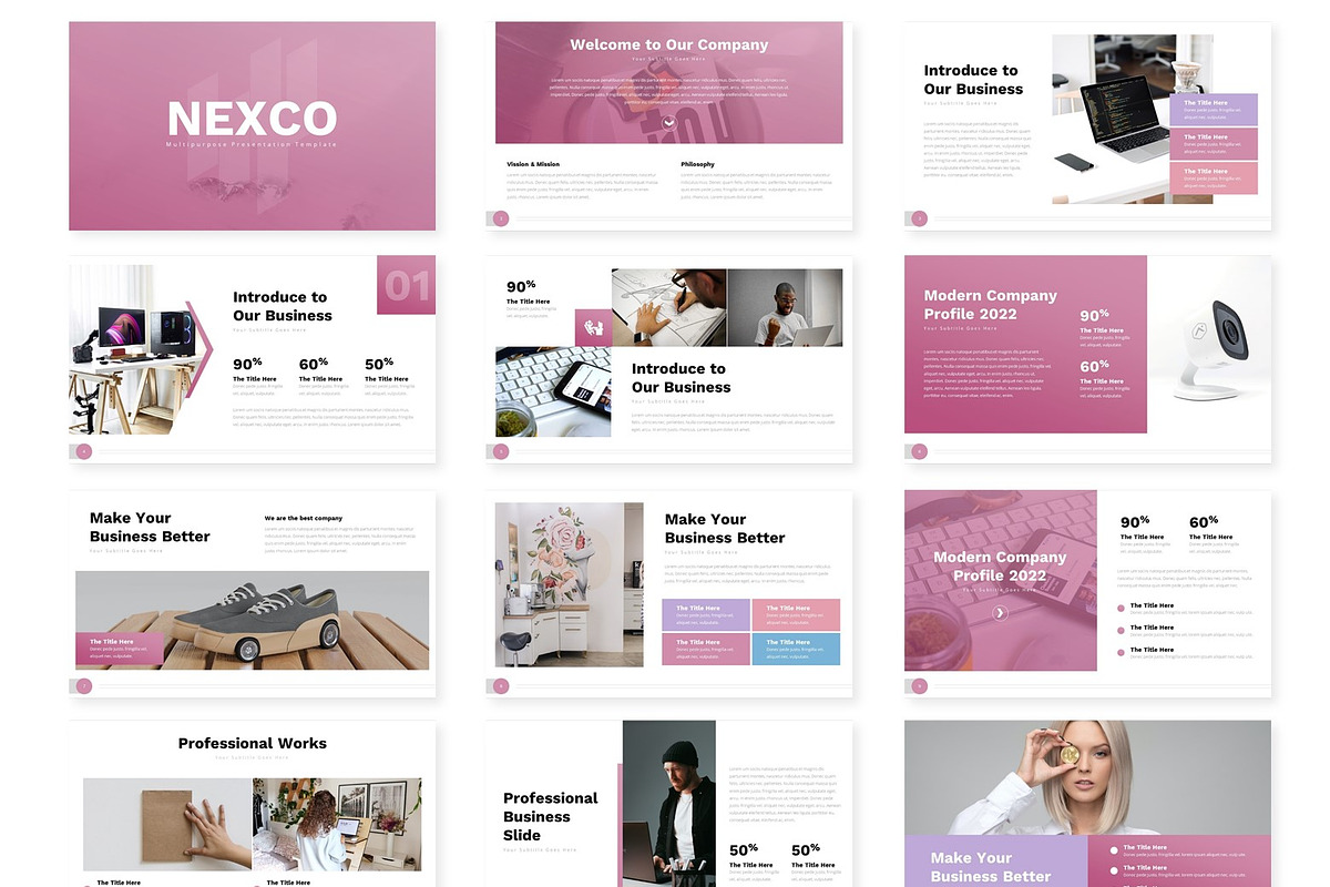 Nexco - Powerpoint Template, a Presentation Template by AQR Studio ...