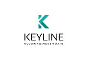 Keyline Letter K Logo Template, a Branding & Logo Template by ...