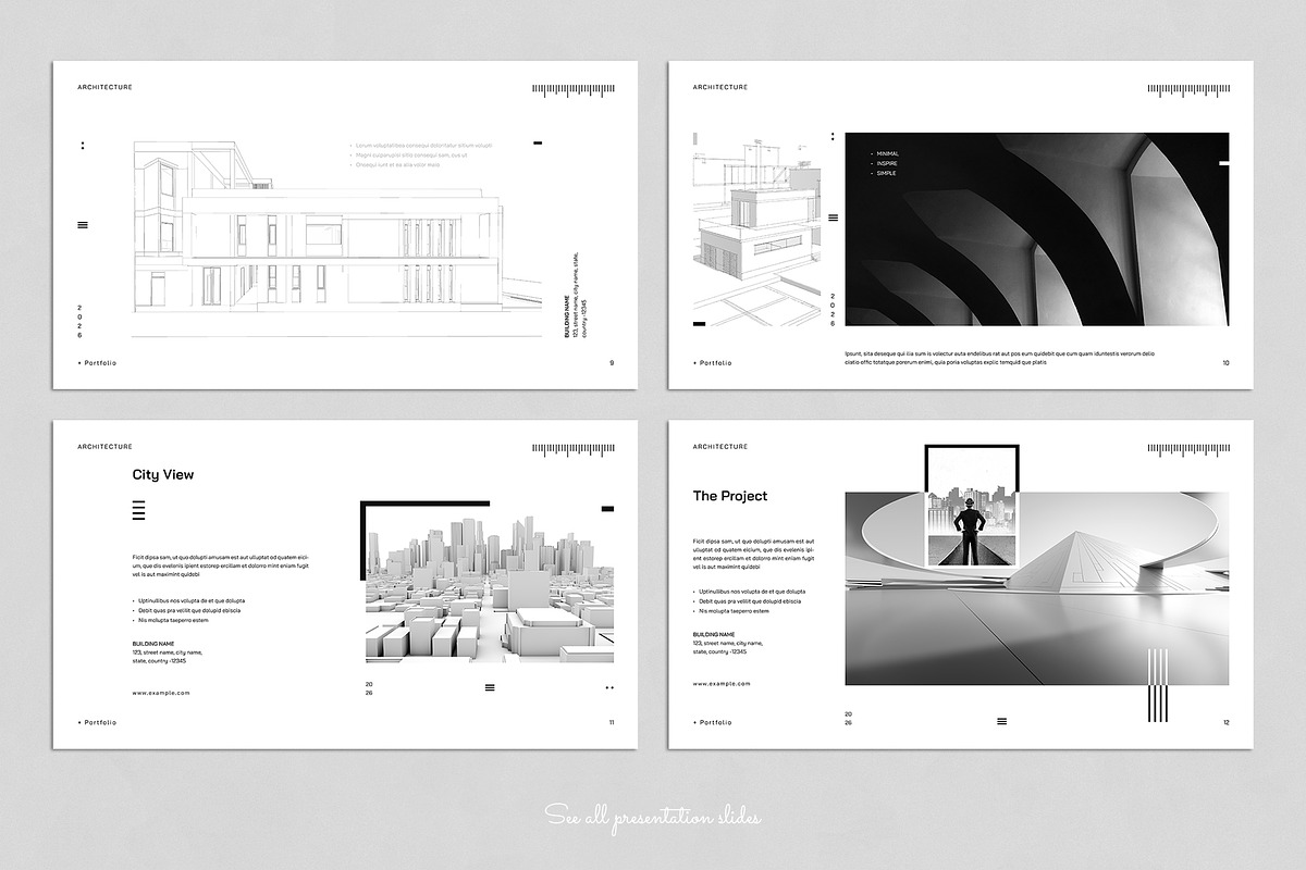 Architecture Portfolio Presentation, a Presentation Template by ...