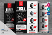 Tire Shop and Accessories Flyer | Flyer Templates ~ Creative Market