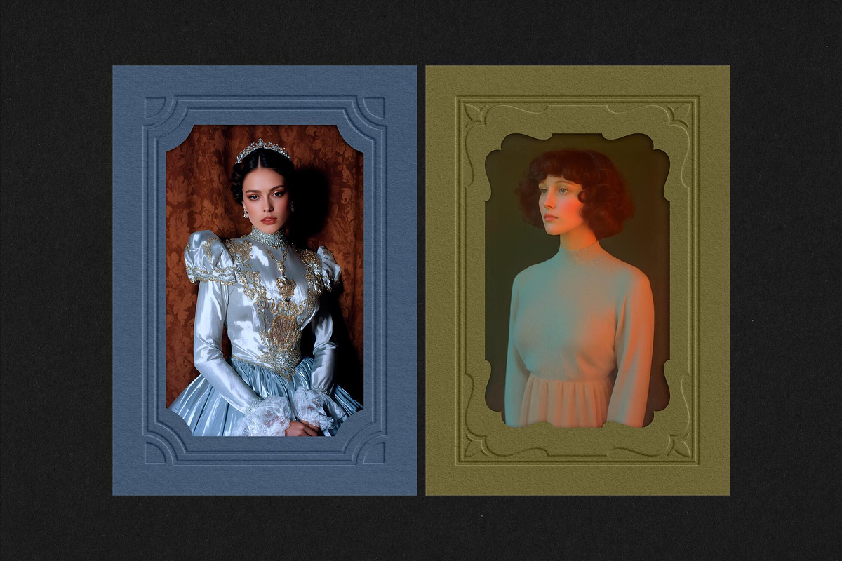 Vintage Elegant Frames Collection, an Object Graphic by Design Squad