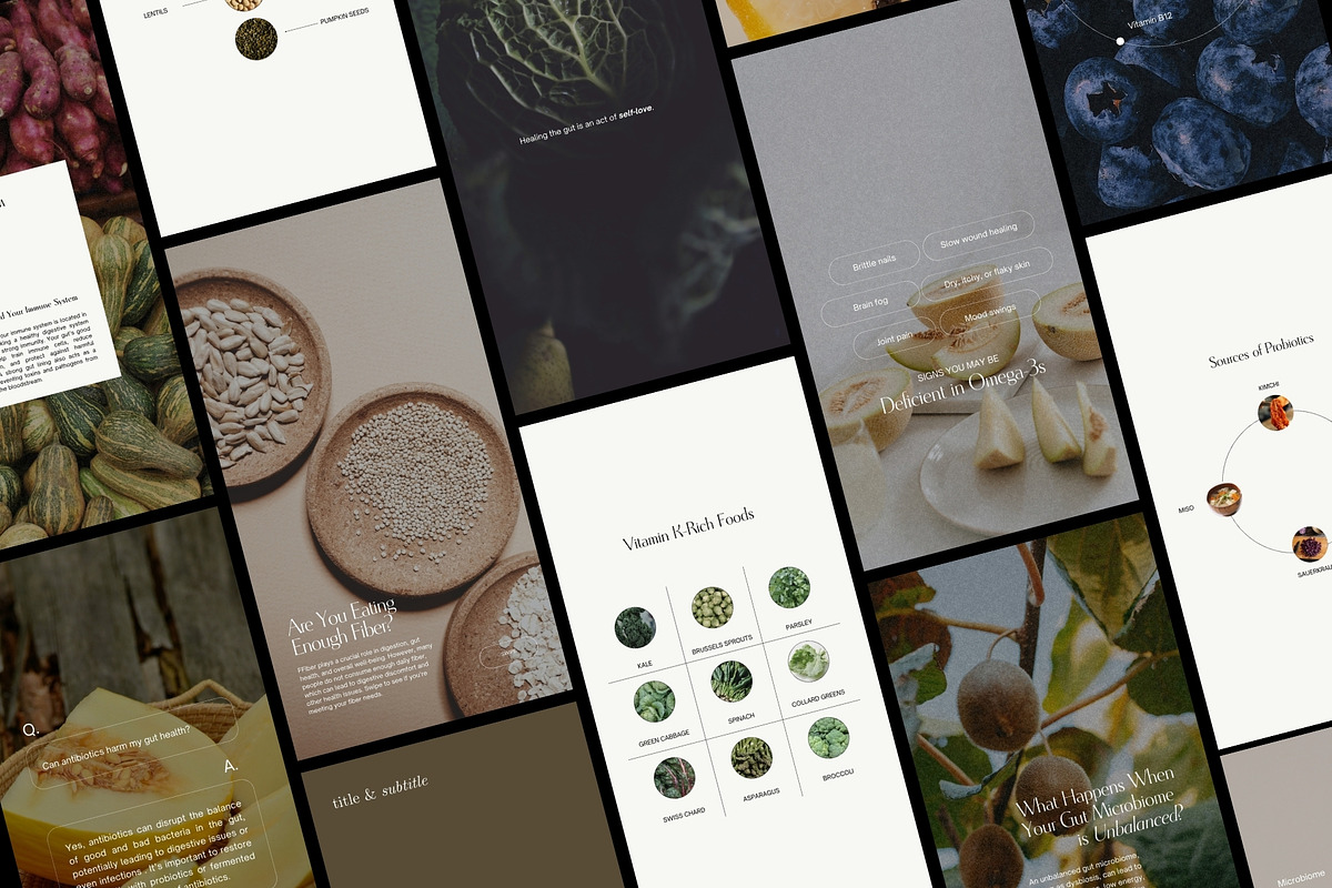 Gut Health Instagram Template