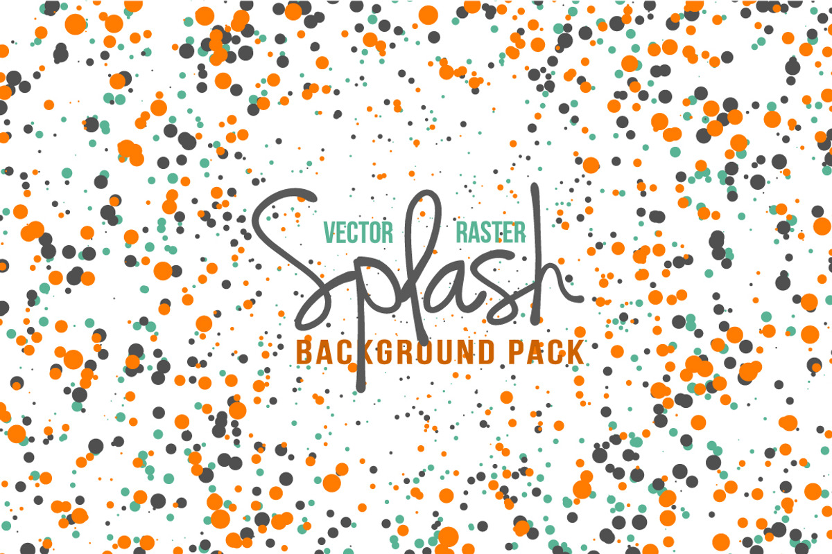 Vector Splash Dots Background Pack, a Texture Graphic by RaZZeRs