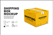 Shipping Box Mockup