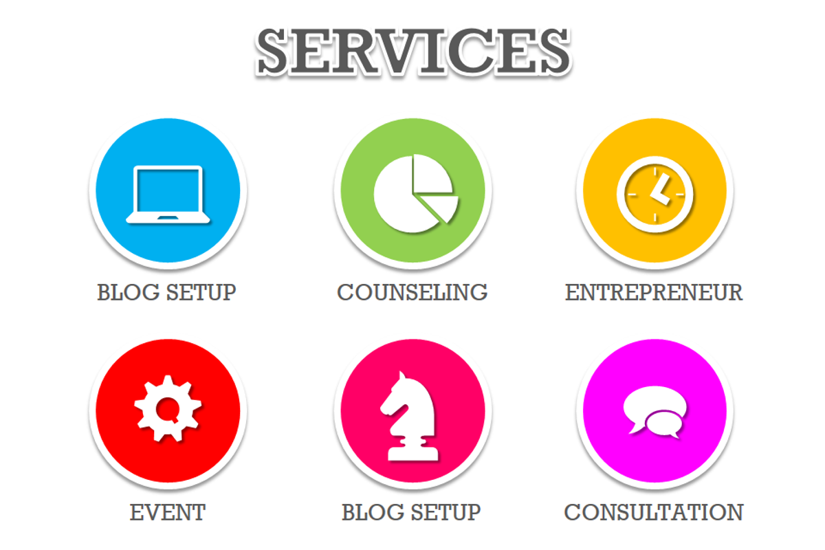 Colorful Click! PowerPoint Template, a Presentation Template by Warna Works