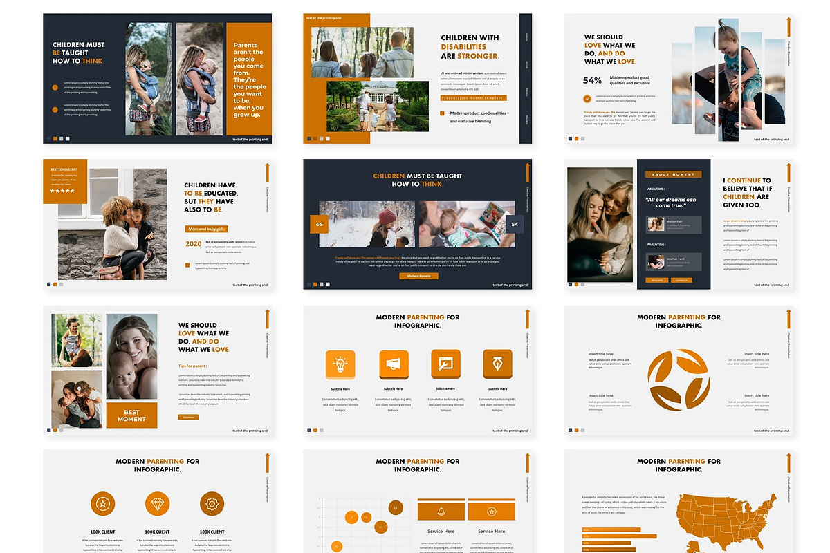 Parenting - Google Slides Template, a Presentation Template by AQR Studio