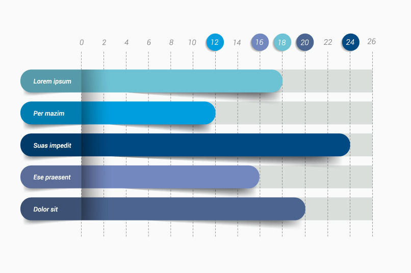 Flat chart., an Object Graphic by VectorAN