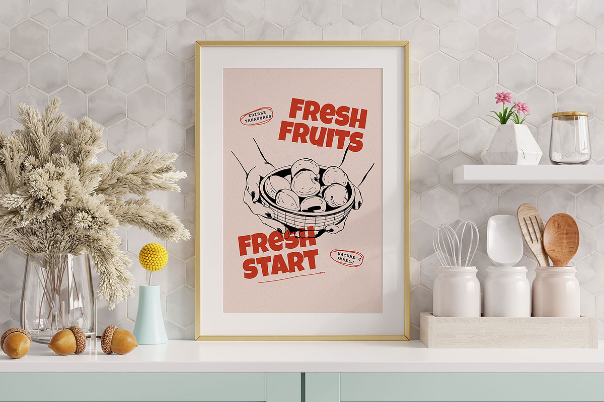 Summer Fruits Poster Builder