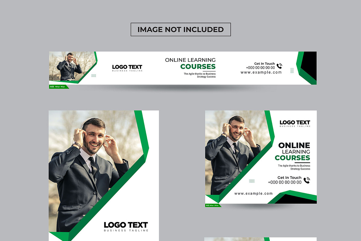 Online Courses Banner Design, a Social Media Template by MRI STUDIO