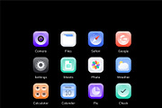 IOS14 Gradient 85 icon pack, an Icon by Creative-squad | Creative Market
