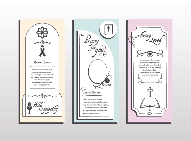 Mass cards, a Card Template by wavebreak | Creative Market