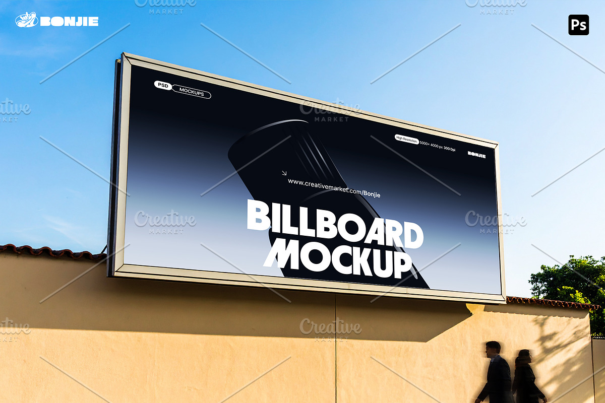 Highway Billboard Mockup