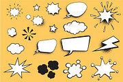 Set comic bubble | Textures ~ Creative Market