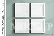 Frame Mockup PSD JPG, a Print Template by VNmockup
