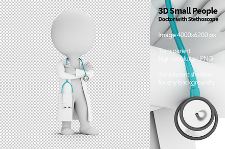 3D Small People - Set 03, a Healthcare Illustration by Anatoly Maslennikov