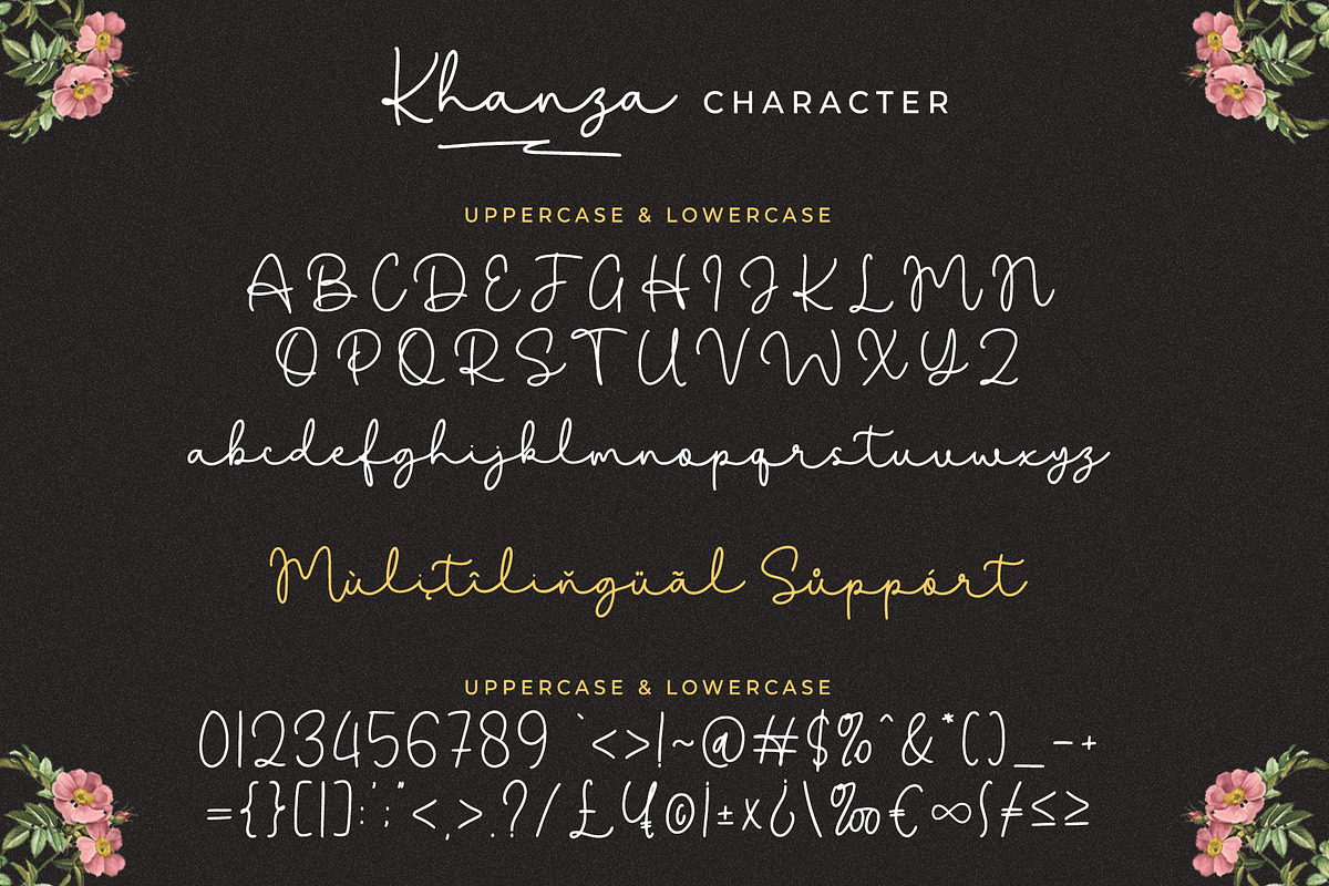 Khanza - a handwriting script, a Handwritten Font by Beautypes