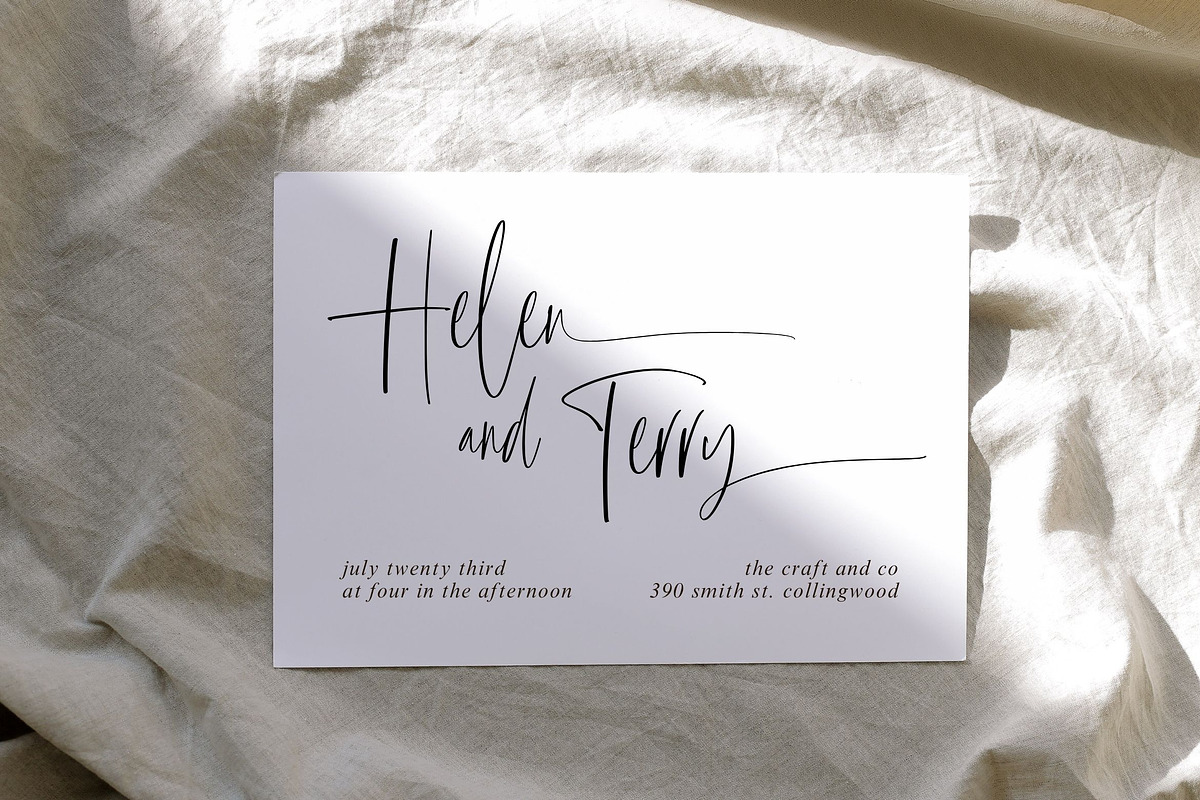 Agathe Handwritten Script | Creative Market
