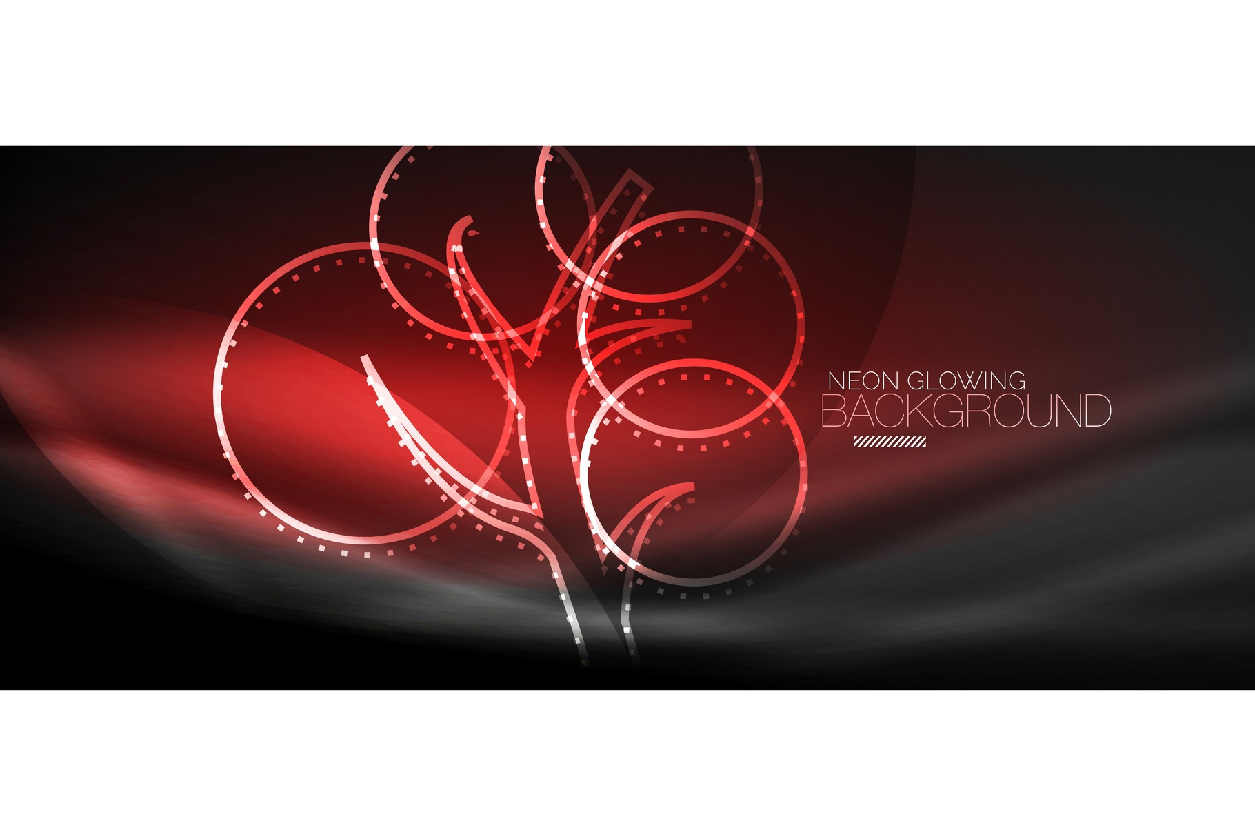 Vector neon glowing tree background, a Texture Graphic by antishock