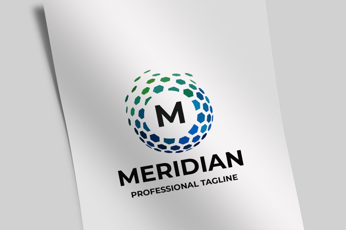 Meridian Letter M Logo, a Branding & Logo Template by Design_Planet ...