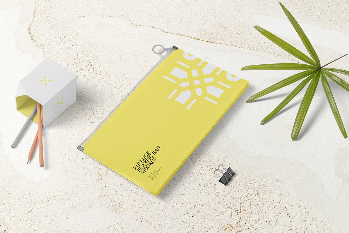 Zip Lock Plastic Bag Mockups, a Packaging Mockup by PixelVoyager