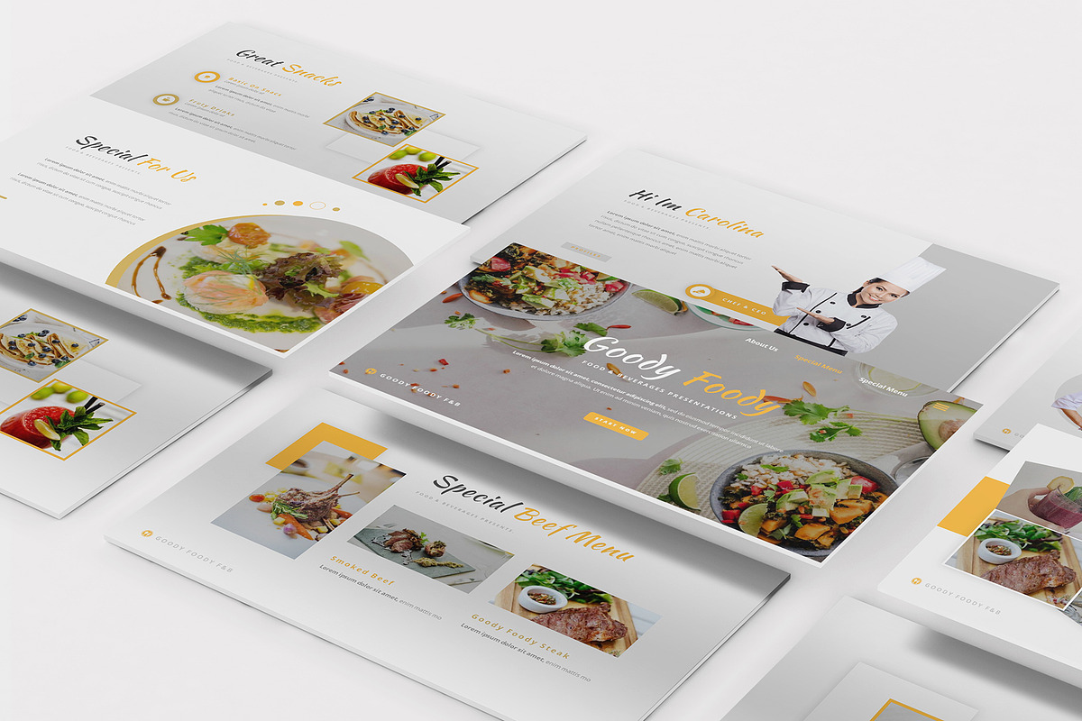 Goody Foody Google Slides Template