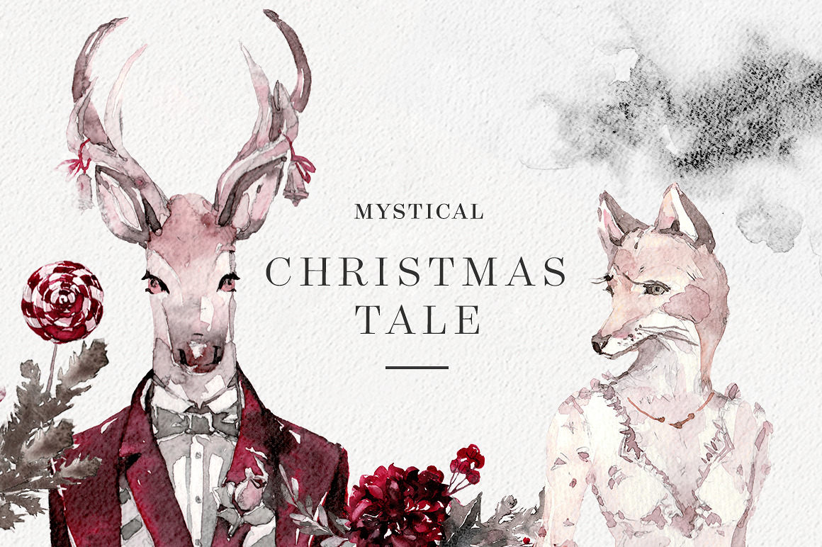 Mystical Christmas Tale, an Animal Illustration by The Everlasting Story