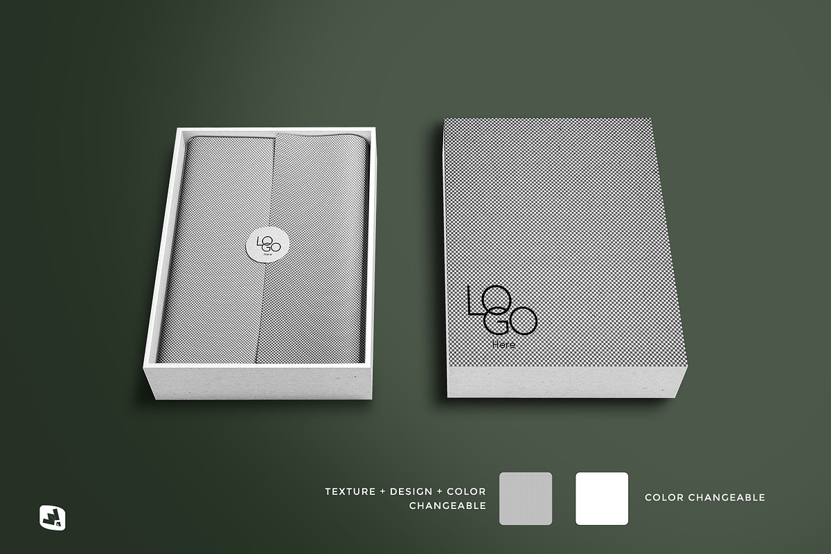Garment Branding Box Mockup