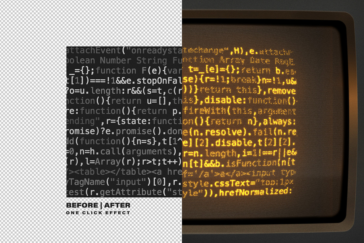 CRT Machine - Retro Monitor Effect, a Layer Style Add-On by bangingjoints
