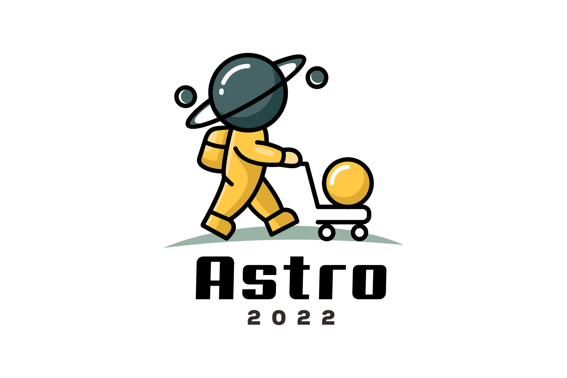 Astro Logo Vector Design, a Branding & Logo Template by agusariyadi