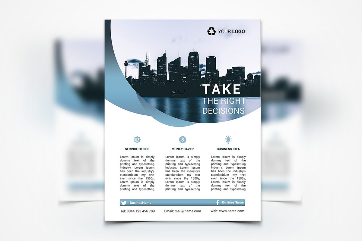 Business Flyers, a Flyer Template by Creatricks