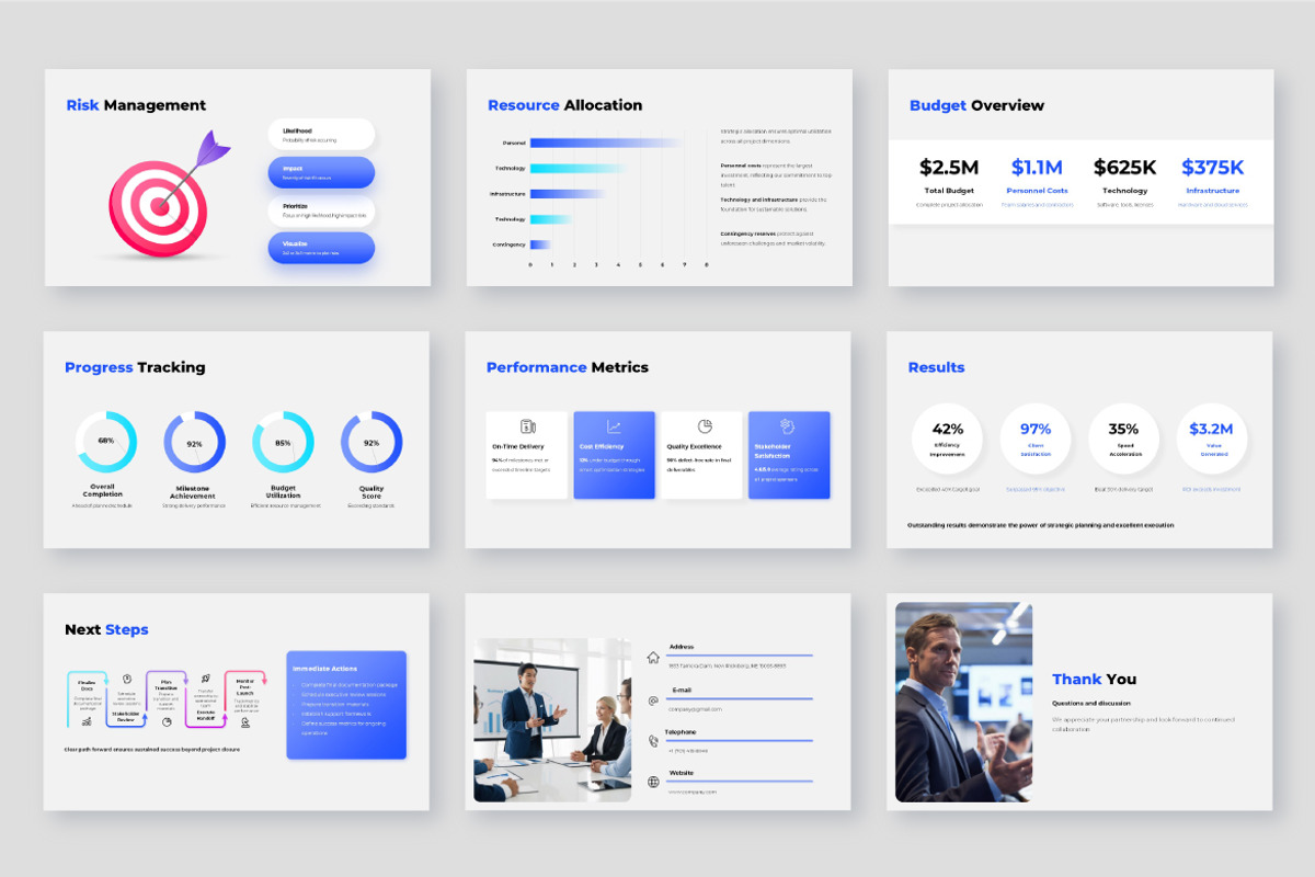 Project Management Presentation Slides