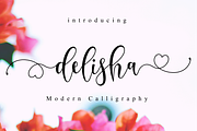 Delisha // Lovely Script Font, a Script Font by Nissa Studio