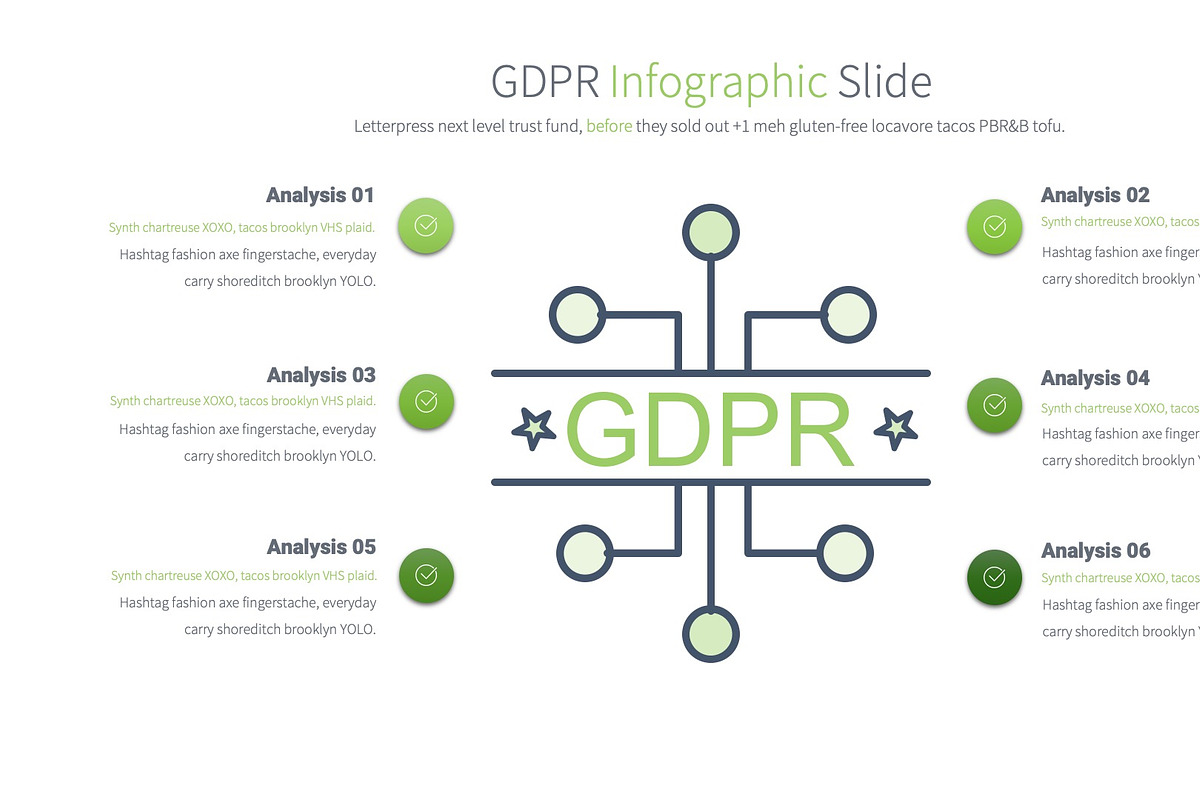 GDPR PowerPoint Infographics, a Presentation Template by Pulsecolor