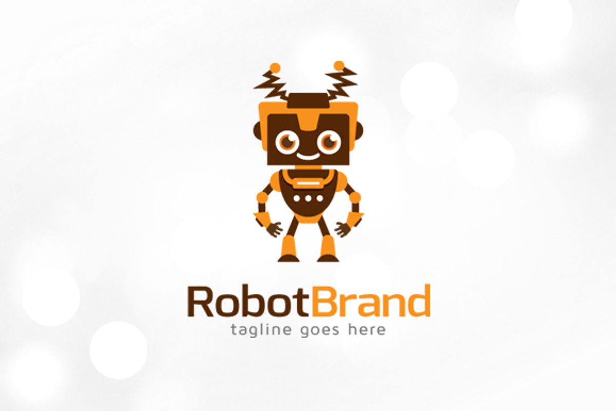 Robot Brand Logo, a Branding & Logo Template by gunaonedesign