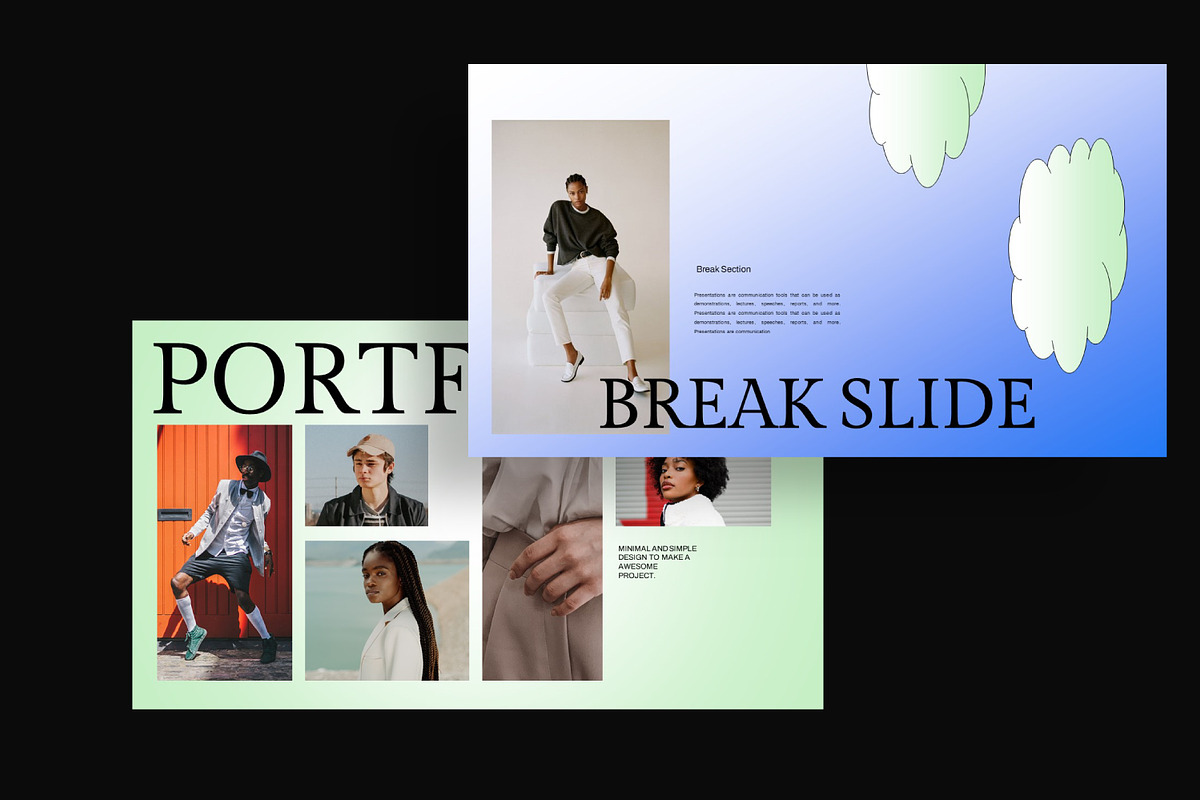 Prada -Media Kit Google Slides, a Presentation Template by Dirtytemp Studio