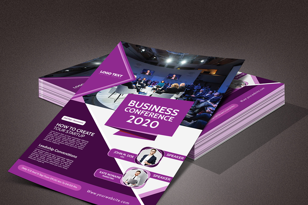 Conference Flyer, a Flyer Template by MRI STUDIO