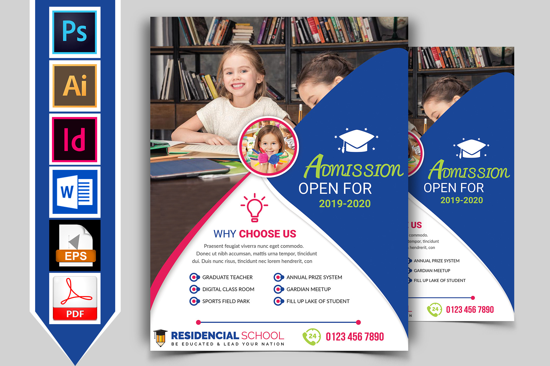 School Flyer Template Vol-02, a Flyer Template by Imagine Design Studio