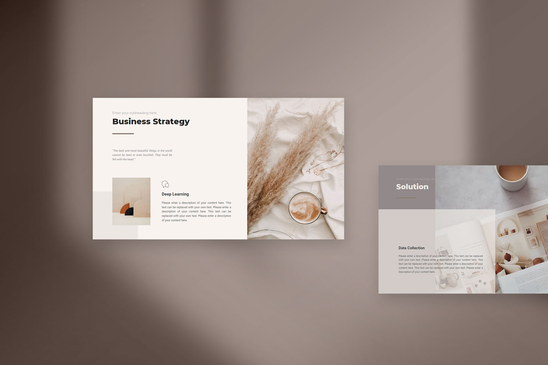 Simple Business Presentation CANVA | Presentation Templates ~ Creative ...