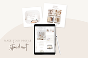 White Instagram Post Template CANVA