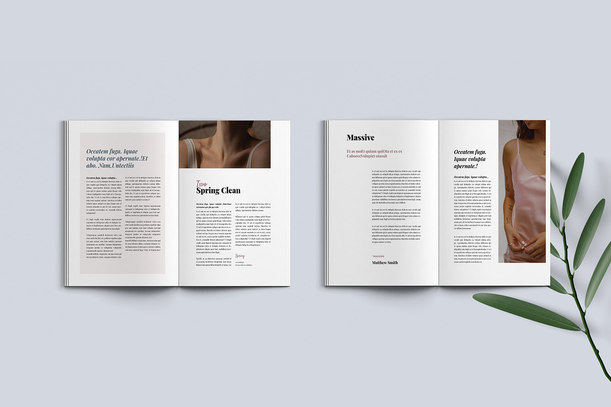 Book Magazine Template, a Templates & Theme by evgenystudio