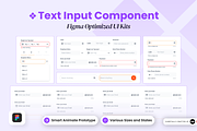 Text Input Component - UI Kits | UI Kits and Libraries ~ Creative Market