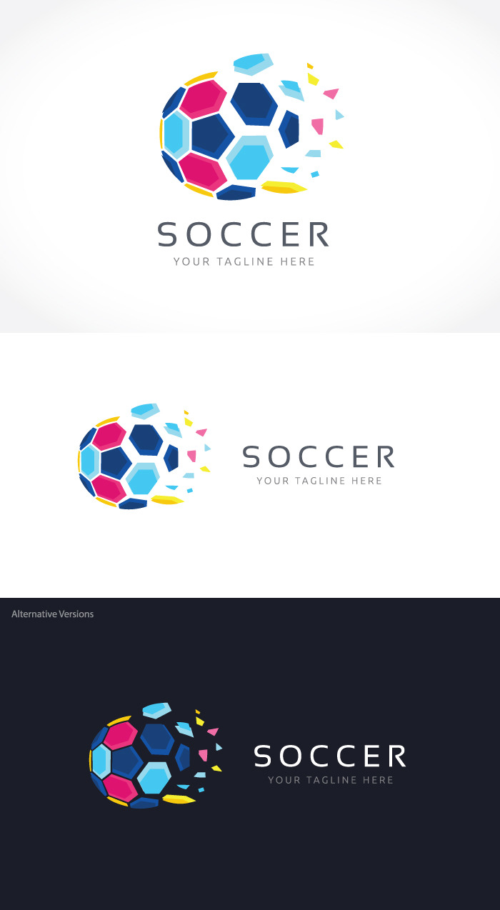 Soccer Logo | Branding & Logo Templates ~ Creative Market