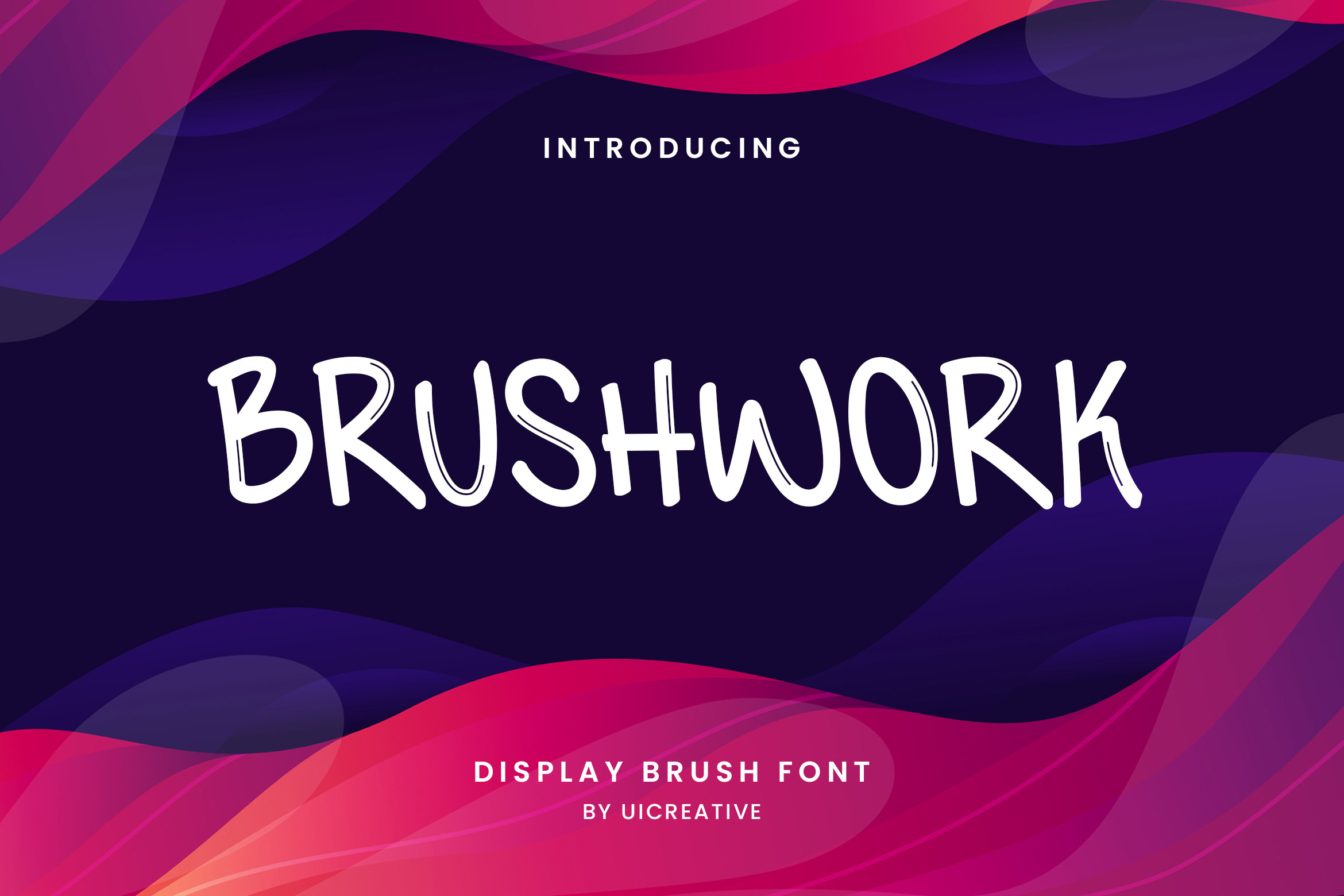Brushwork Display Brush Font | Creative Market