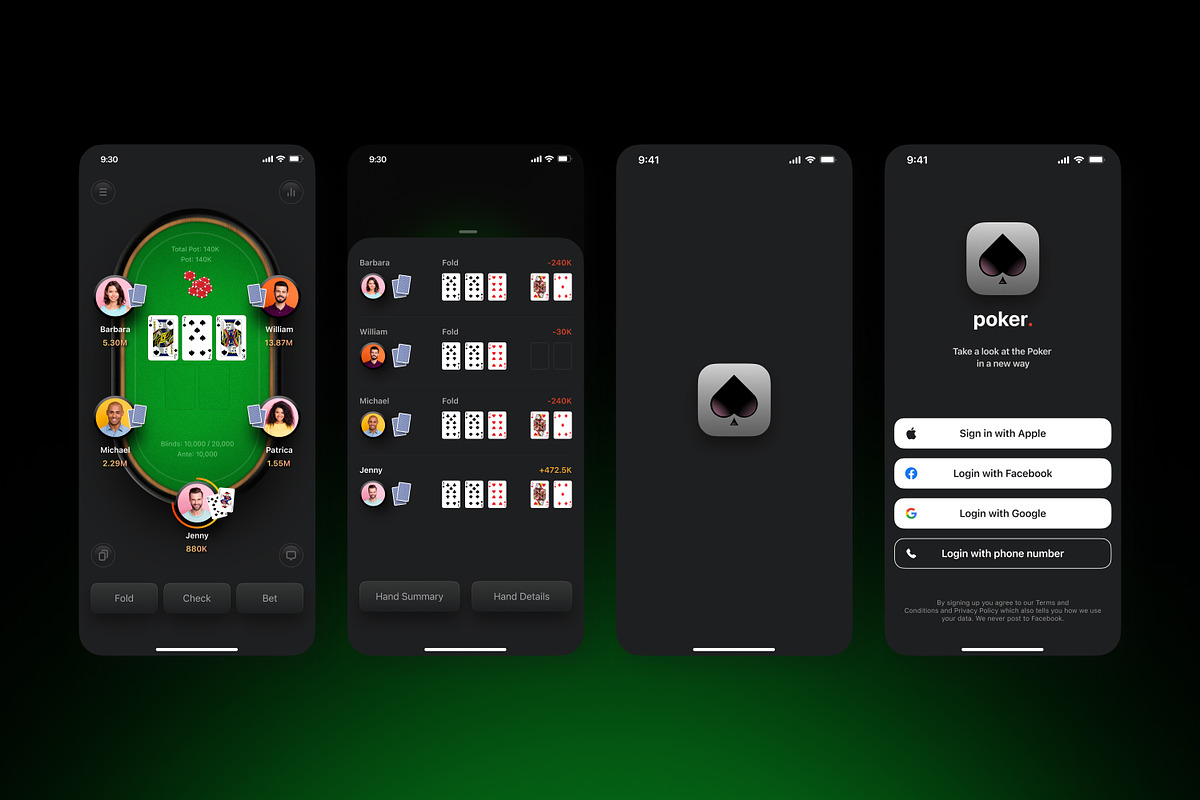 UI Kit for Poker App