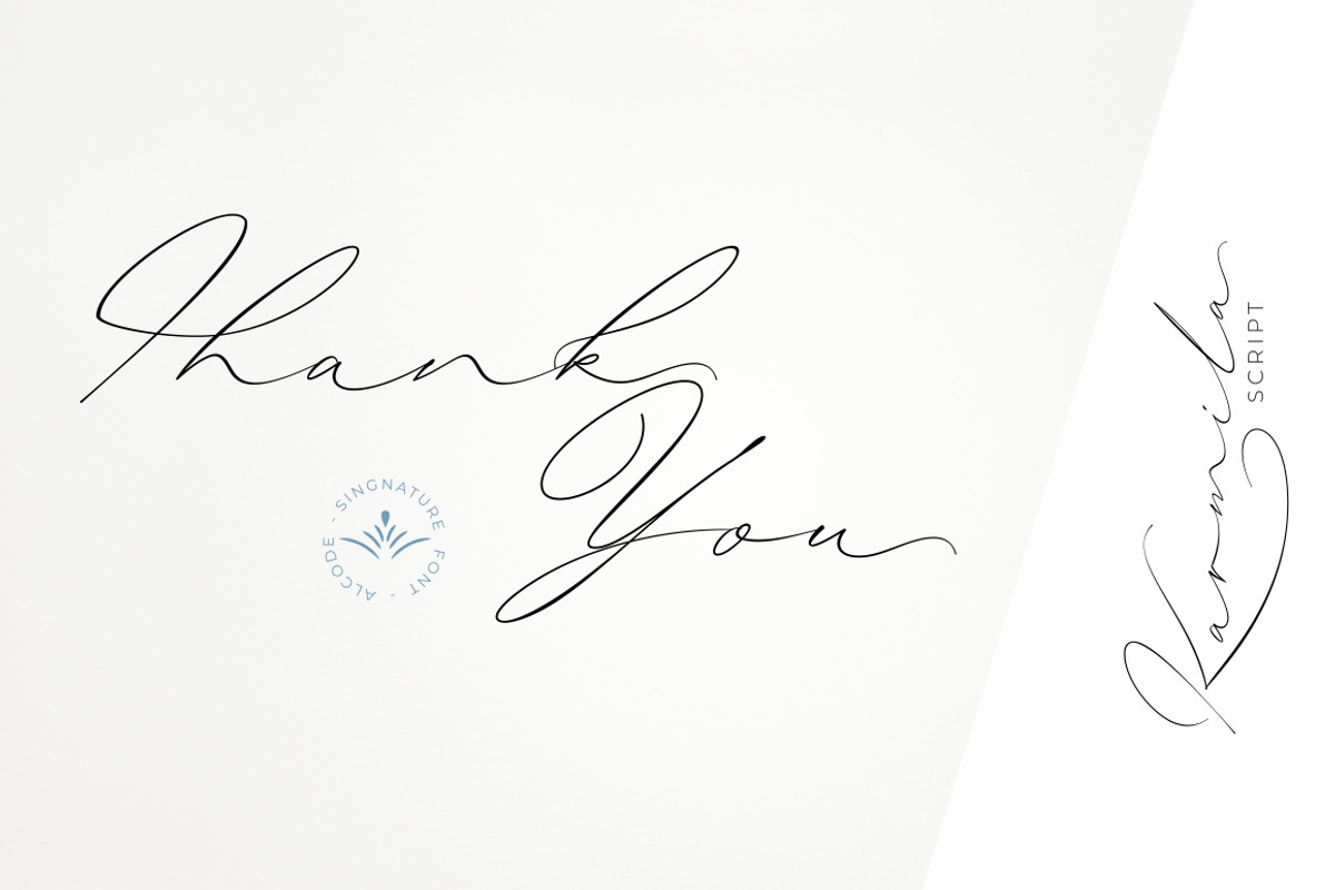 Karmila Script, a Script Font by Alcode