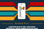 Facebook Post 1 PowerPoint template, a Social Media Template by Yes ...