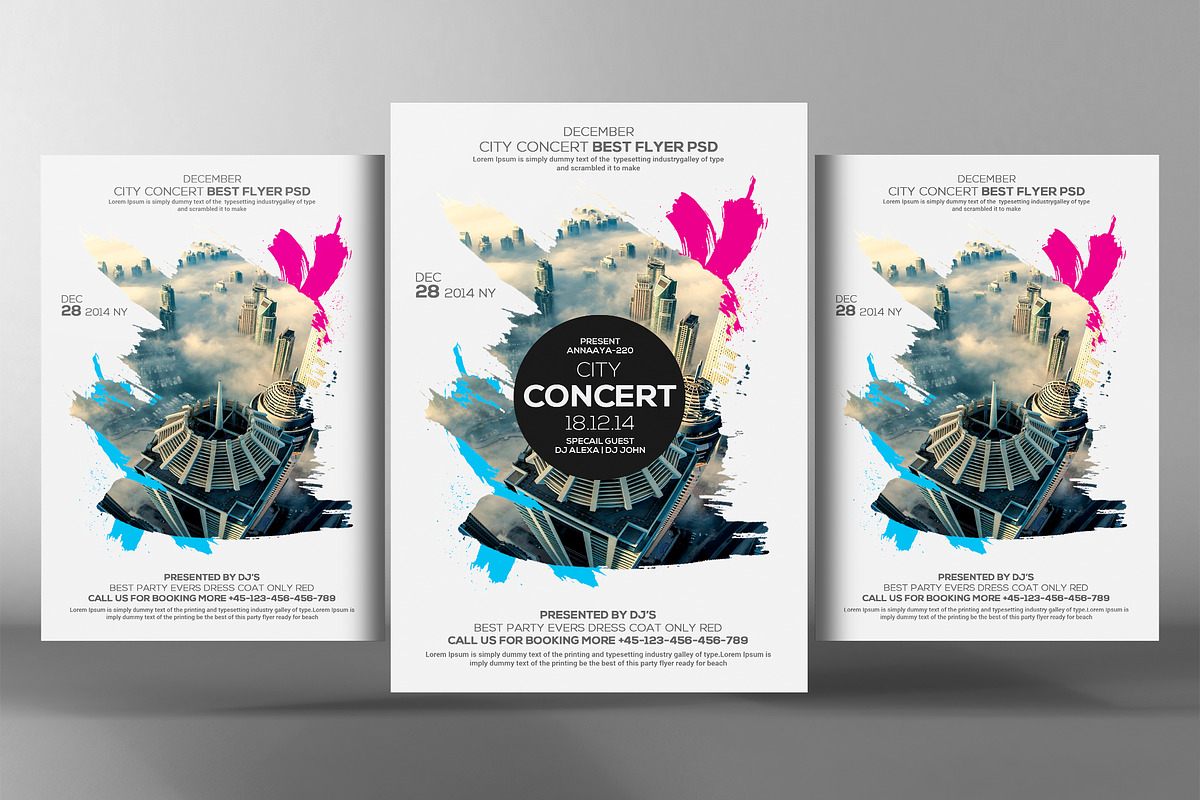 Urban City Flyer, a Flyer Template by graphicforest