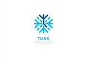 TLink logo., a Branding & Logo Template by Anton Akhmatov